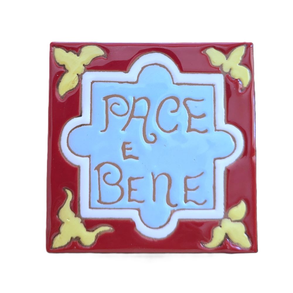 Pace e Bene tile - 10cmx10cm (Sial) – Paradiso Ceramics Australia ...