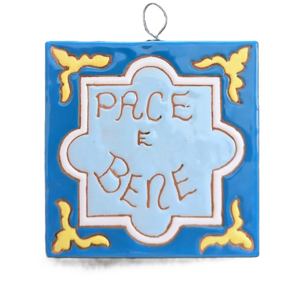 Pace e Bene tile - 10cmx10cm (Sial) – Paradiso Ceramics Australia ...