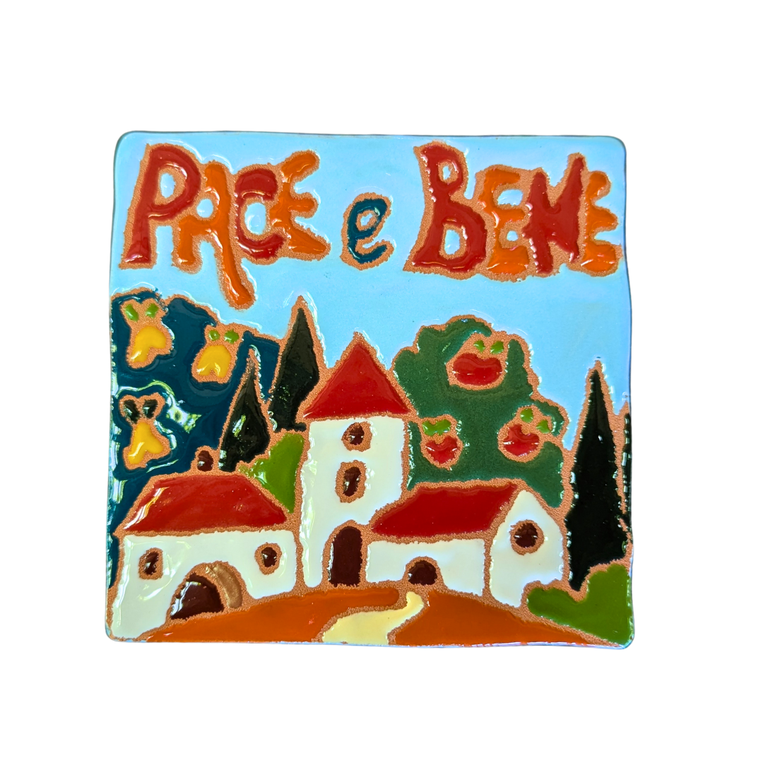 Pace e Bene tile - 15cmx15cm (Sial) – Paradiso Ceramics Australia ...