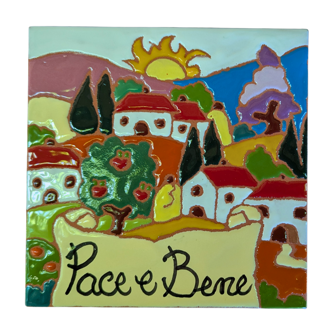 Pace e Bene tile - 15cmx15cm (Sial) – Paradiso Ceramics Australia ...