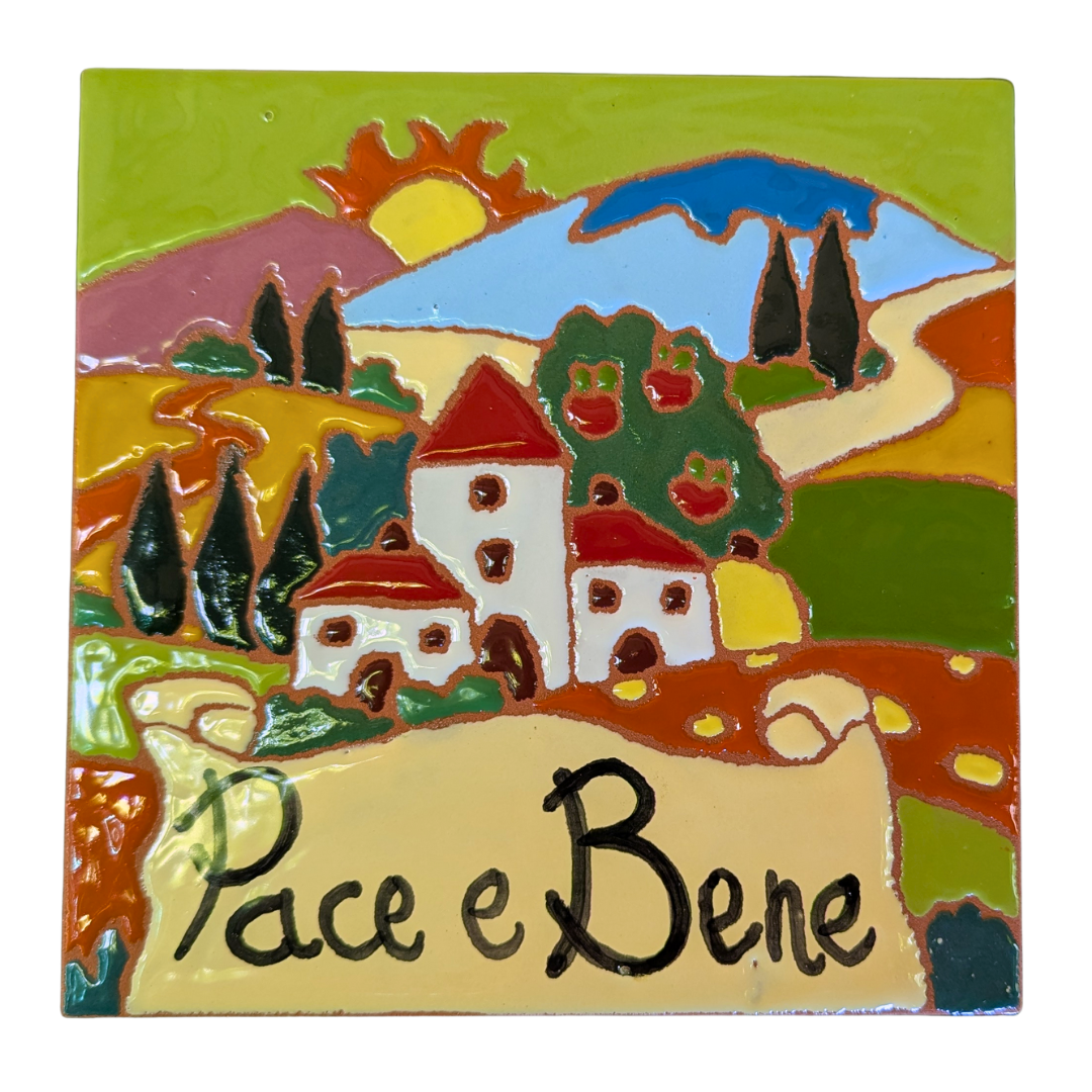 Pace e Bene tile - 15cmx15cm (Sial) – Paradiso Ceramics Australia ...