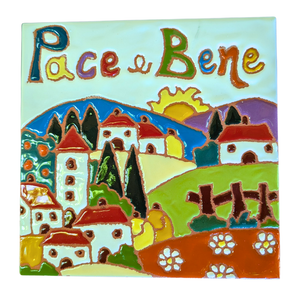 Pace e Bene tile - 15cmx15cm (Sial) – Paradiso Ceramics Australia ...