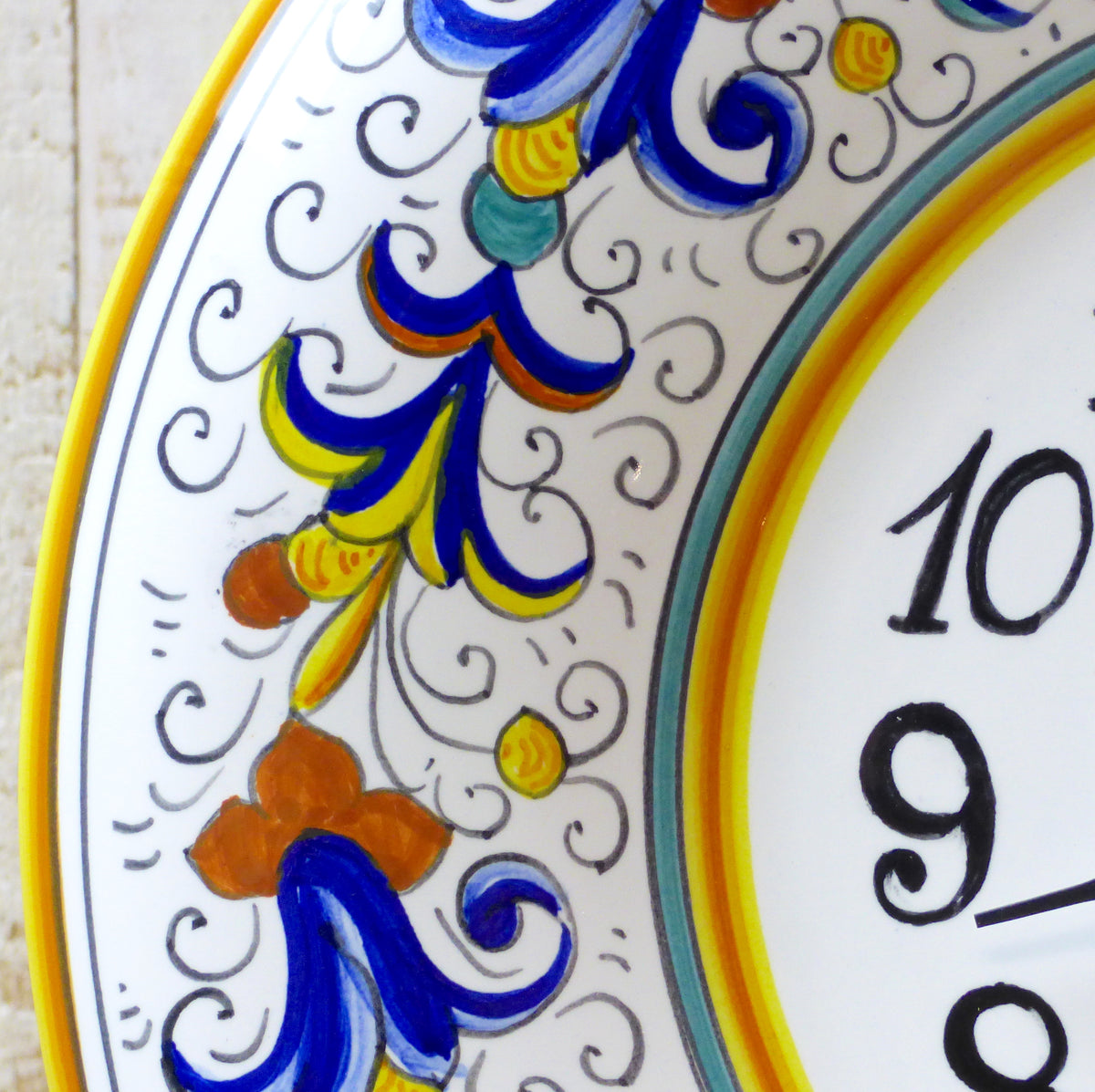 Ceramic clock - 30cm - Ricco design – Paradiso Ceramics Australia ...